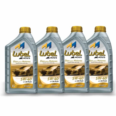 Óleo Para Motores 5W-40 API SN Plus Sintético Lubel Pistão Shop